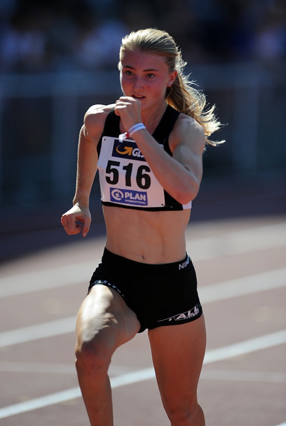 Hessischer Leichtathletik-Verband: U20-DM, Teil 2: Hessenrekord der Eintracht-Staffel, Lisa Oed ...