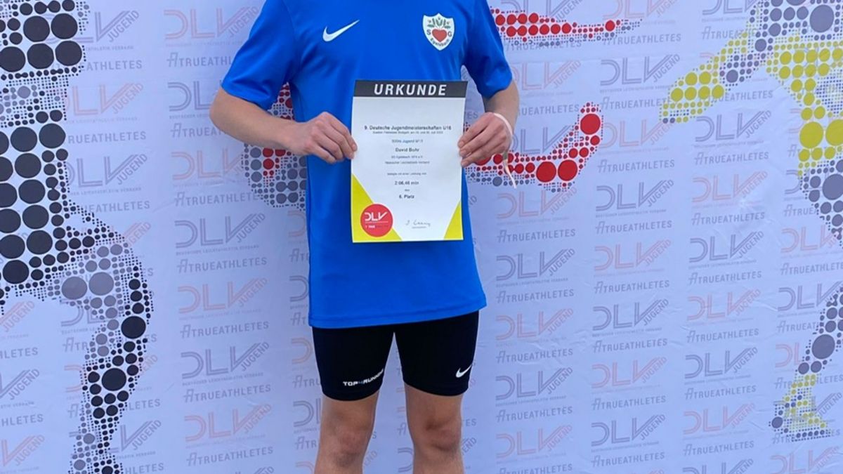 Hessischer Leichtathletik-Verband: Jacob Thomä bringt DM-Titel mit nach ...