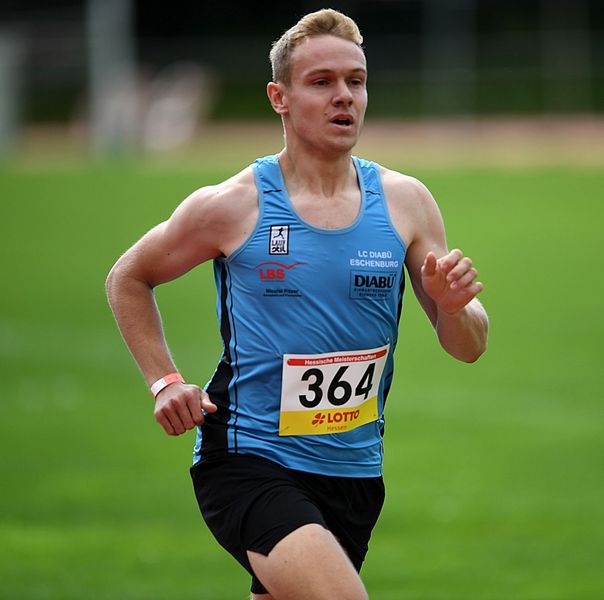 U23-Athlet Tim Kolbe holt bei den hessischen Meisterschaften der Männer ...
